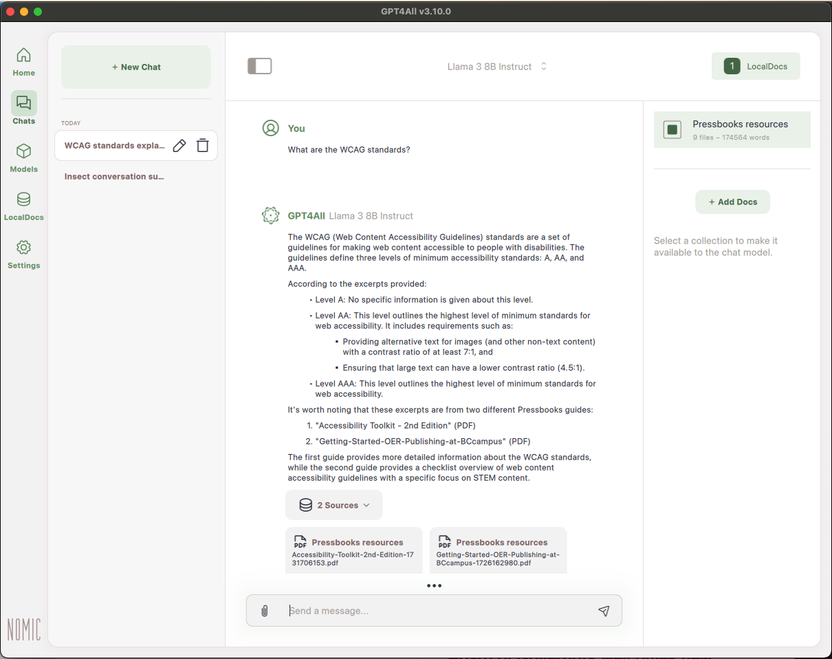 How To: Use Generative AI Offline (using GPT4ALL) – BCcampus Open GenAI Project